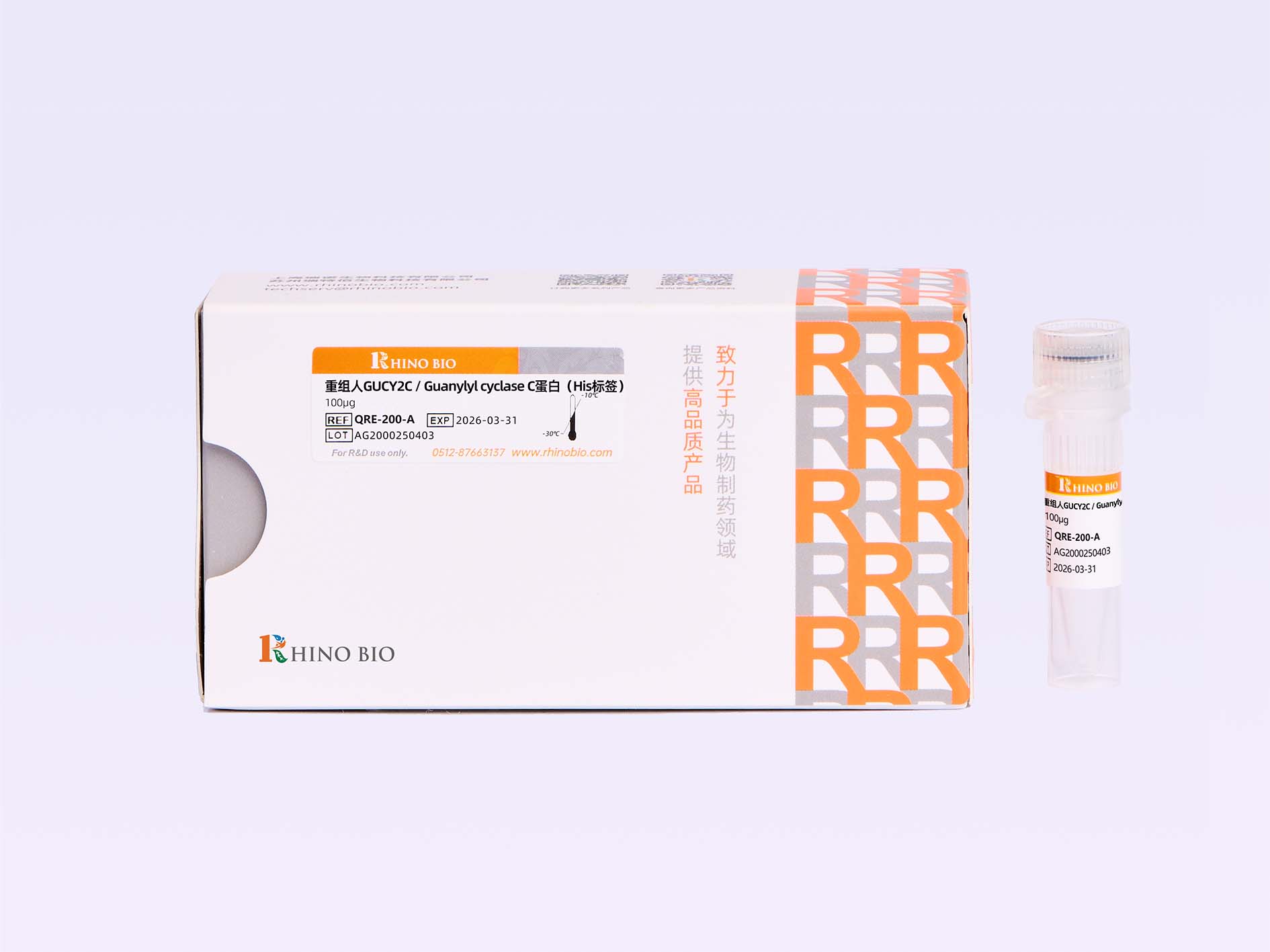 重组人GUCY2C / Guanylyl cyclase C蛋白（His标签） - 免疫学活性检测系列 - 苏州瑞特佰生物科技有限公司
